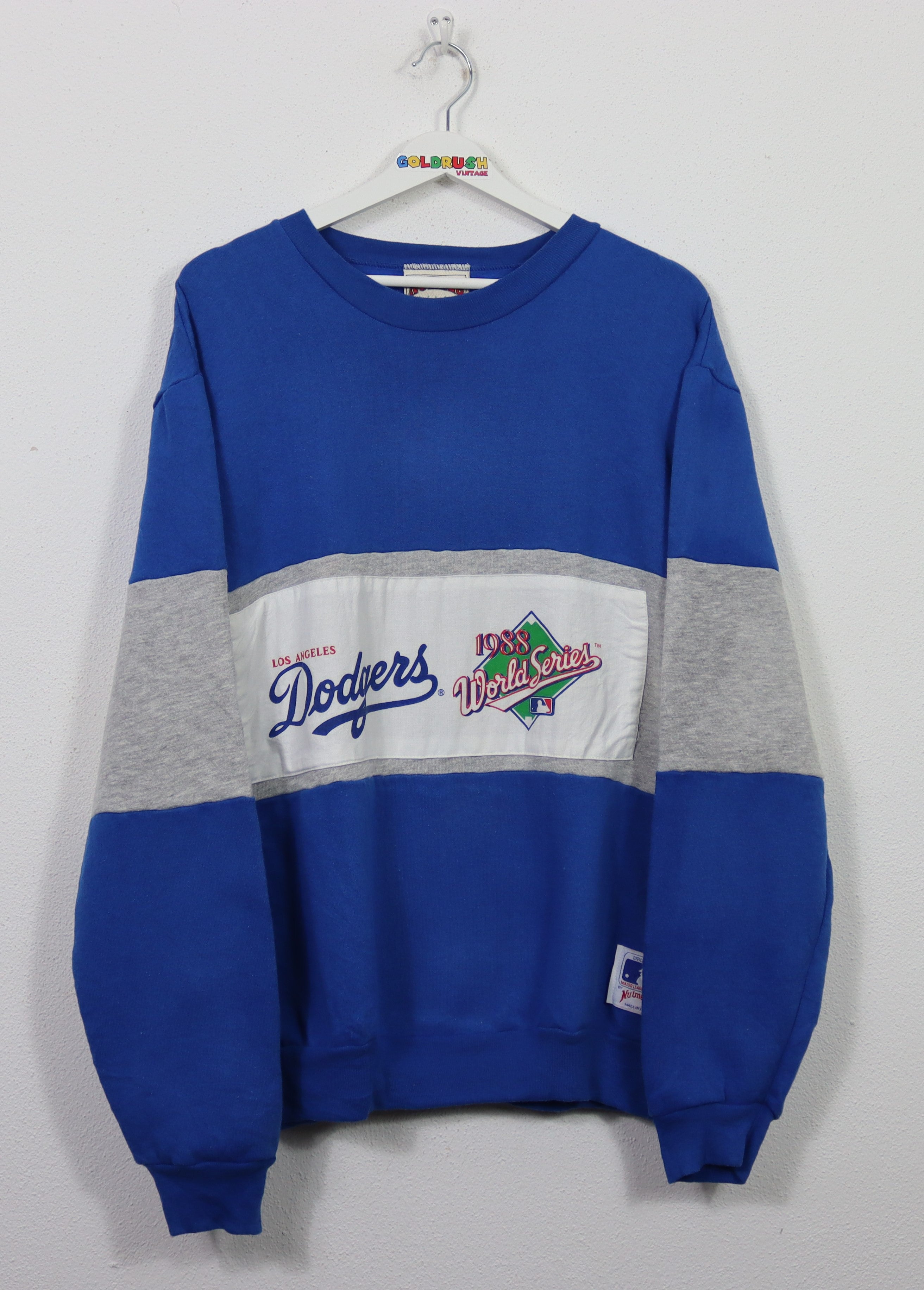 VINTAGE LOS ANGELES DODGERS SWEATER L – GoldrushVintage